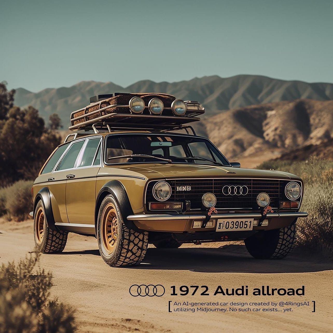 Audi Allroad Revival 72, l’audace d’une IA | La Pause Garage
